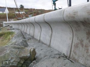 Bespoke Precast Curved Sea Walls - Cassidy Brothers