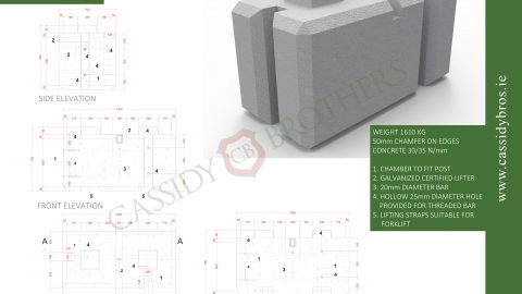 Kelly Blocks | Kentledge Blocks | Concrete Lego Blocks - Cassidy Brothers